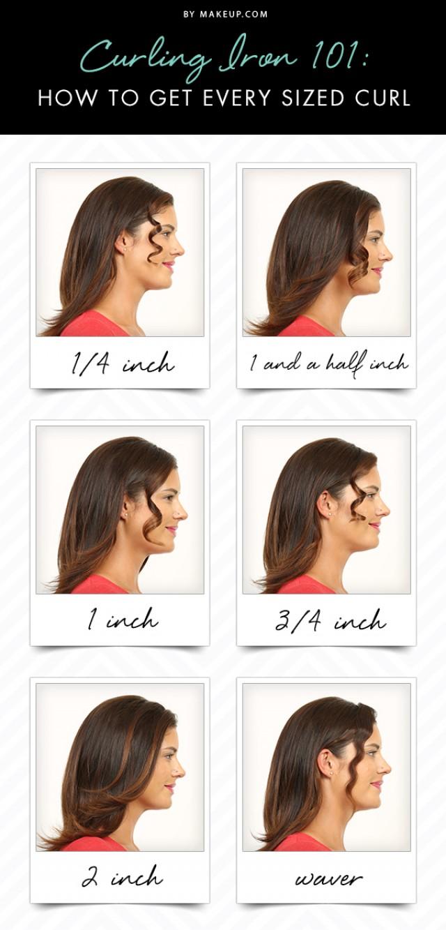 Curling Iron 101 How To Get Every Sized Curl Weddbook