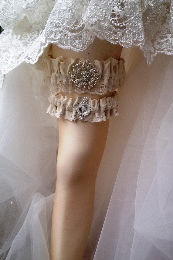 Wedding Leg Garter Wedding Garter Set Ribbon Garter Set Wedding