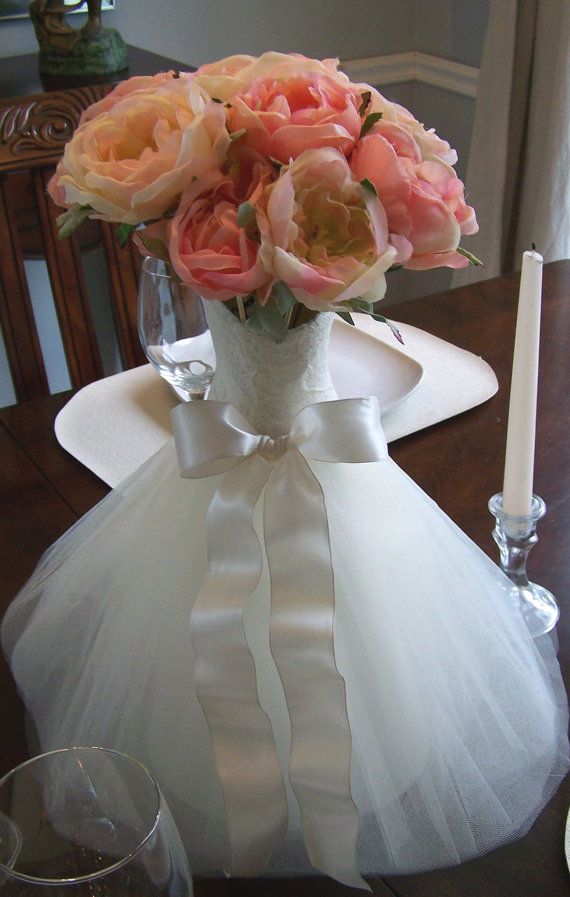 Wedding Table Centerpiece Bridal Shower Wedding Centerpiece Bridal 