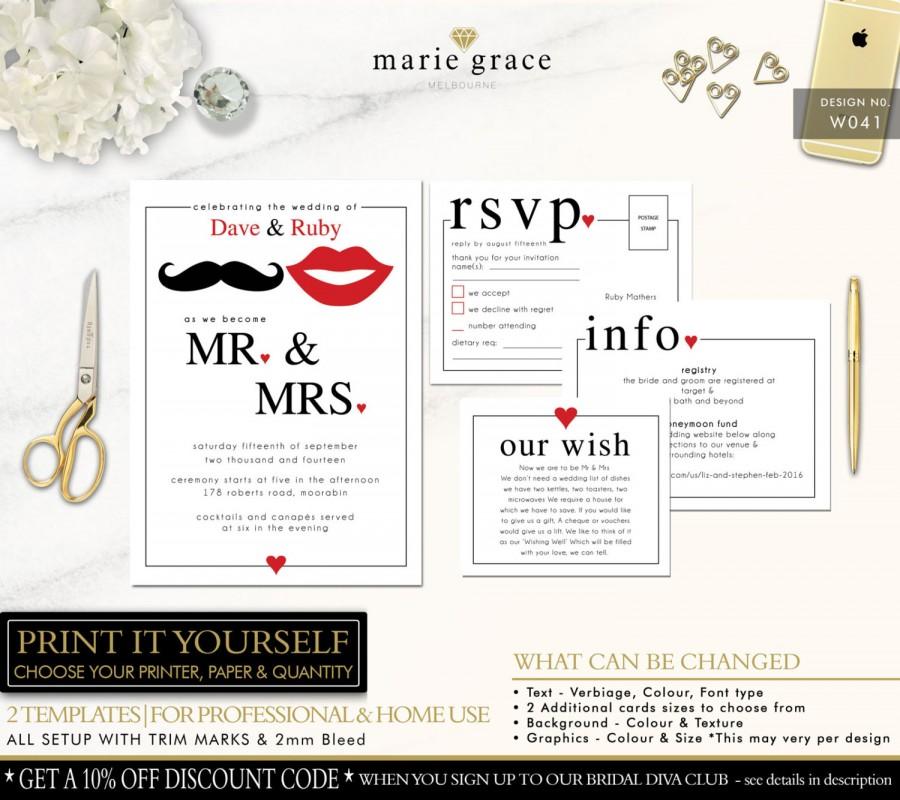 Fun Wedding Invitation Template Quirky Fun Wedding Invitation 