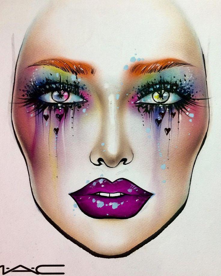 Makeup Face Chart 2686185 Weddbook