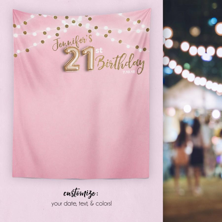 21st Birthday Decorations 21st Birthday Banner Finally 21 Decor 21st 