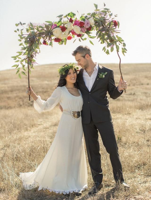 Rustic Bohemian Wedding Inspiration - Weddbook