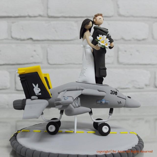 Jets Wedding Cake Topper Airplane Wedding Cake Topper